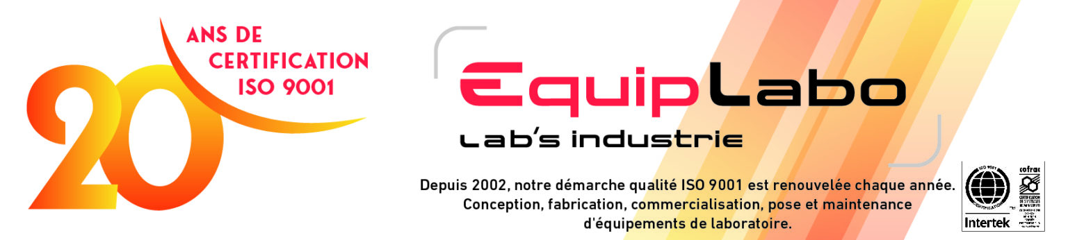 Equip Labo célèbre 20 ans de certification ISO 9001 - Equiplabo